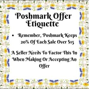 Accessories | 6 Slides About Poshmark Offers Etiquette | Poshmark
